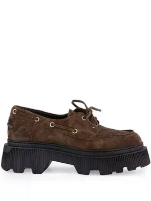 Santoni Platform Lace-up Shoes