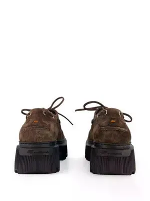 Santoni Platform Lace-up Shoes