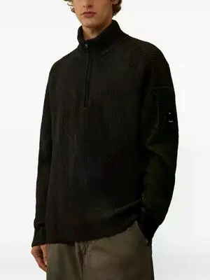 C.P. COMPANY Zip-up Patch-pocket Sweater