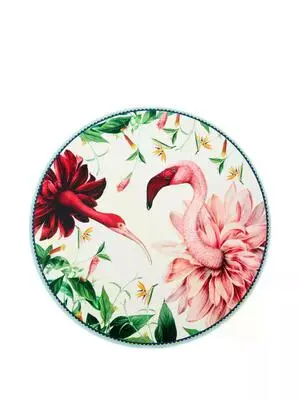 La DoubleJ Birdbloom Disk Placemat - Neutrals