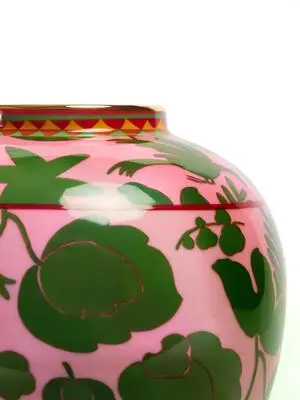 La DoubleJ Small Floral Bubble Vase - Pink