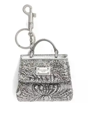 Dolce & Gabbana Brocade Airpods Case - Silver