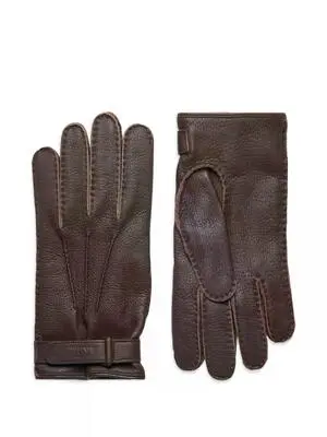 Zegna Peccary Leather Gloves