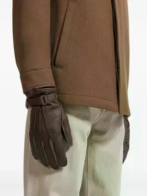 Zegna Peccary Leather Gloves
