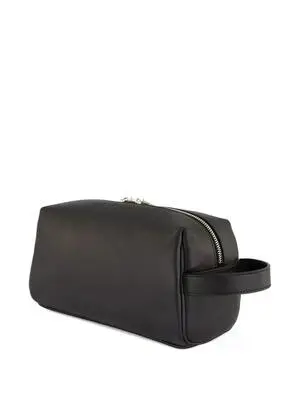 Balenciaga Rodeo Leather Toiletry Pouch - Black
