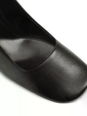 SERGIO ROSSI 80mm Square Block-heel Pumps - Black