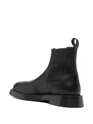 Alexander McQueen 30mm Leather Boots
