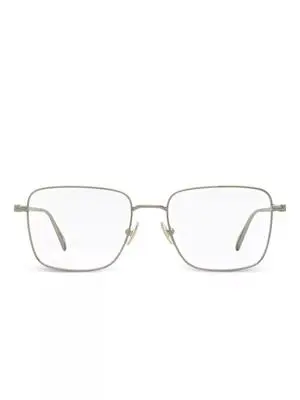 FERRAGAMO Ribbed Profile Rectangle Frame Glasses