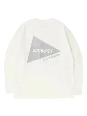 AND WANDER Chest-pocket Long-sleeve T-shirt