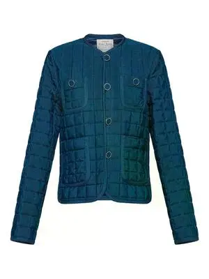 FORTE_FORTE Quilted Jacket - Blue