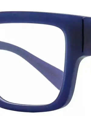 FERRAGAMO Logo Rectangular Eyeglasses - Blue