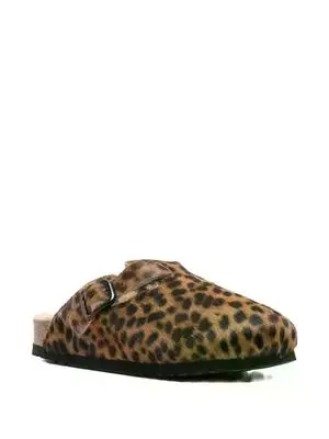 DR. SCHOLL'S SHOES Fae Leopard-print Mules