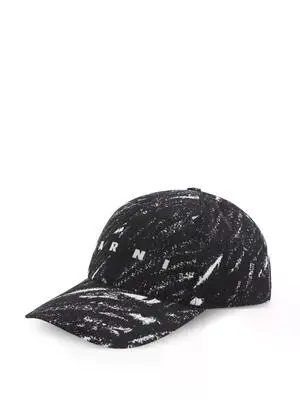 Marni Baseball Cap - Black