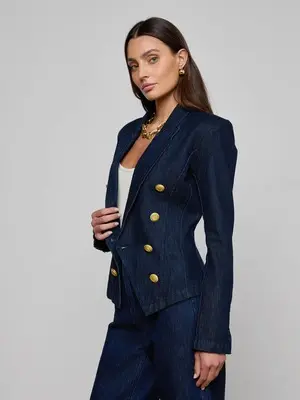 L'Agence Emerson Double-breasted Blazer