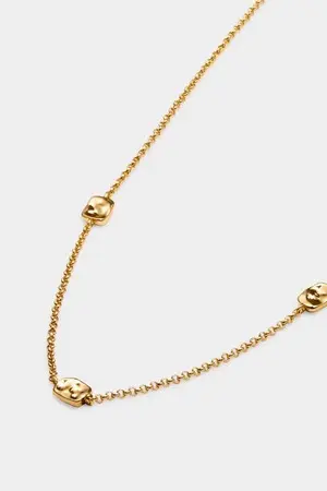 KATIE LOXTON Bea Waterproof Choker Necklace With Molten Charm Detailing