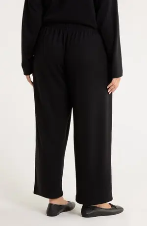 Caslon Wide Leg Ankle Sweatpants