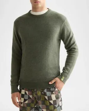 Scotch & Soda Soft Knit Crewneck Sweater - Thyme
