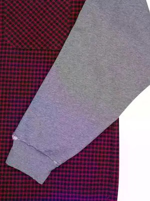 Balenciaga Hooded Check Shirt Jacket