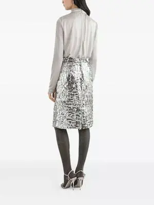 Dolce & Gabbana Lamé Jersey Top