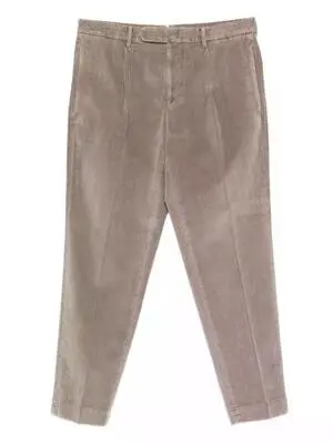 DELL'OGLIO Pleated Corduroy Trousers