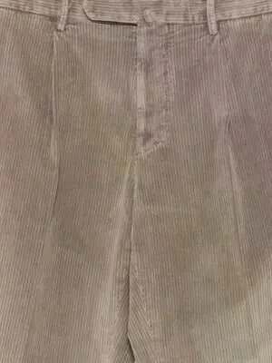 DELL'OGLIO Pleated Corduroy Trousers