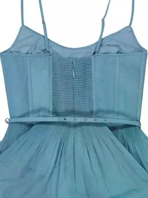 Zimmermann Pleated Tiered Midi Dress