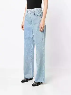 SLVRLAKE High-waisted Wide-leg Jeans