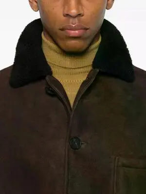 Tagliatore Fur Collar Pocket Coat