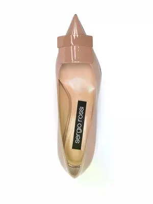 SERGIO ROSSI 45mm Sr1 Metallic-panel Pumps