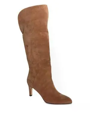 CHUCKIES Suede Heel Boots