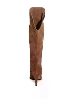 CHUCKIES Suede Heel Boots
