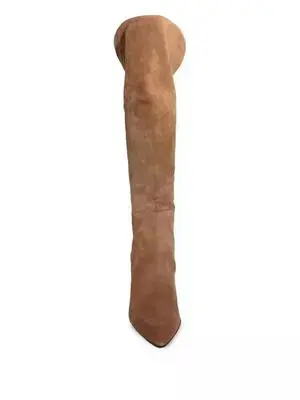 CHUCKIES Suede Heel Boots