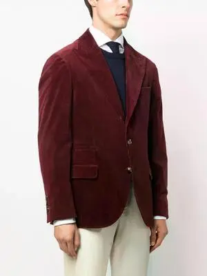 Brunello Cucinelli Single-breasted Corduroy Blazer