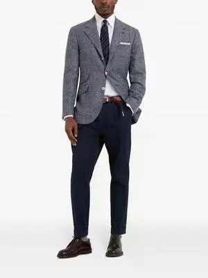 Brunello Cucinelli Single-breasted Checked Blazer