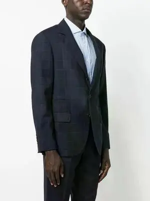 Brunello Cucinelli Single-breasted Checked Tailored Blazer