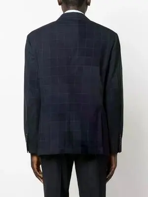 Brunello Cucinelli Single-breasted Checked Tailored Blazer