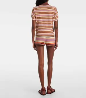 Faithfull The Brand Playa Striped Shorts - Multicoloured