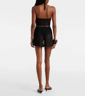 Missoni Crochet Lamé Shorts