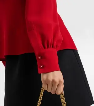 Valentino Garavani Cady Couture Blouse - Red