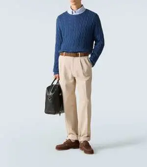 Polo Ralph Lauren Cable-knit Cotton Sweater - Blue
