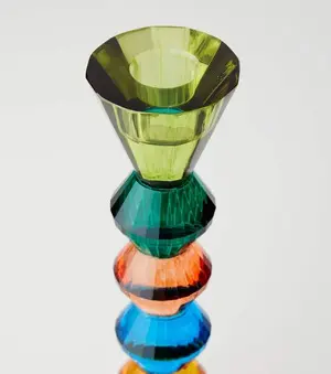 LES-OTTOMANS Crystal Candle Holder