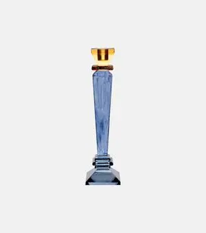 LES-OTTOMANS Crystal Candle Holder - Multicoloured