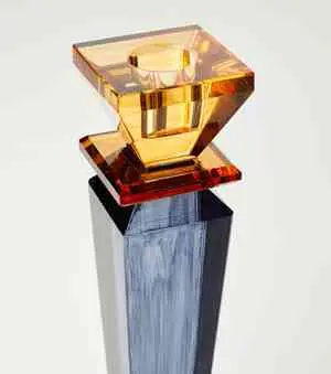 LES-OTTOMANS Crystal Candle Holder