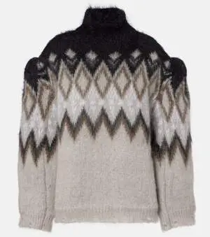 Acne Studios Mohair And Wool-blend Sweater - Grey