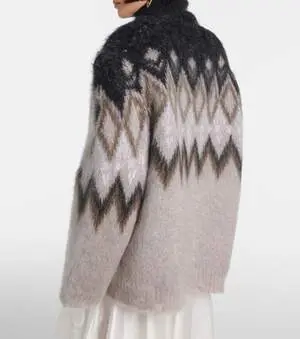 Acne Studios Mohair And Wool-blend Sweater - Grey