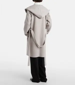 THE ROW Cicero Cashmere Wrap Coat - Grey