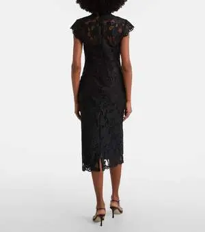 Staud Rosaline Guipure Lace Cocktail Dress