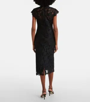Staud Rosaline Guipure Lace Cocktail Dress