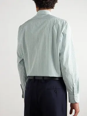 Sid Mashburn Striped Cotton-poplin Shirt