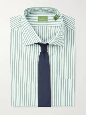 Sid Mashburn Striped Cotton-poplin Shirt
